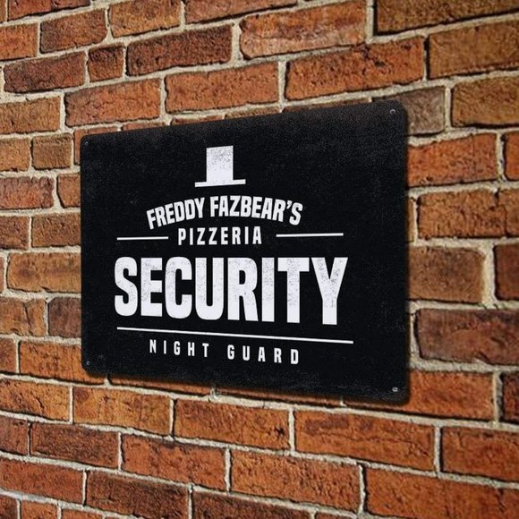 Wall Decor | Fnaf Freddy Fazbears Pizzeria Security Night Guard ...